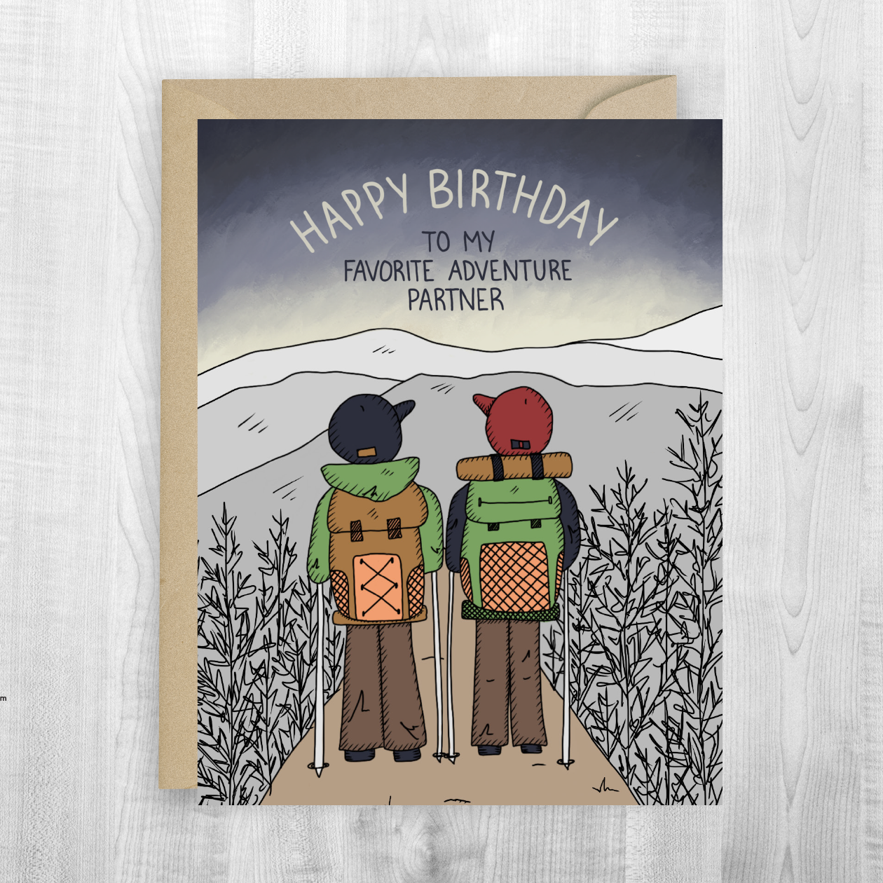 Happy Birthday Adventure Partner Card – Sherpa Ant