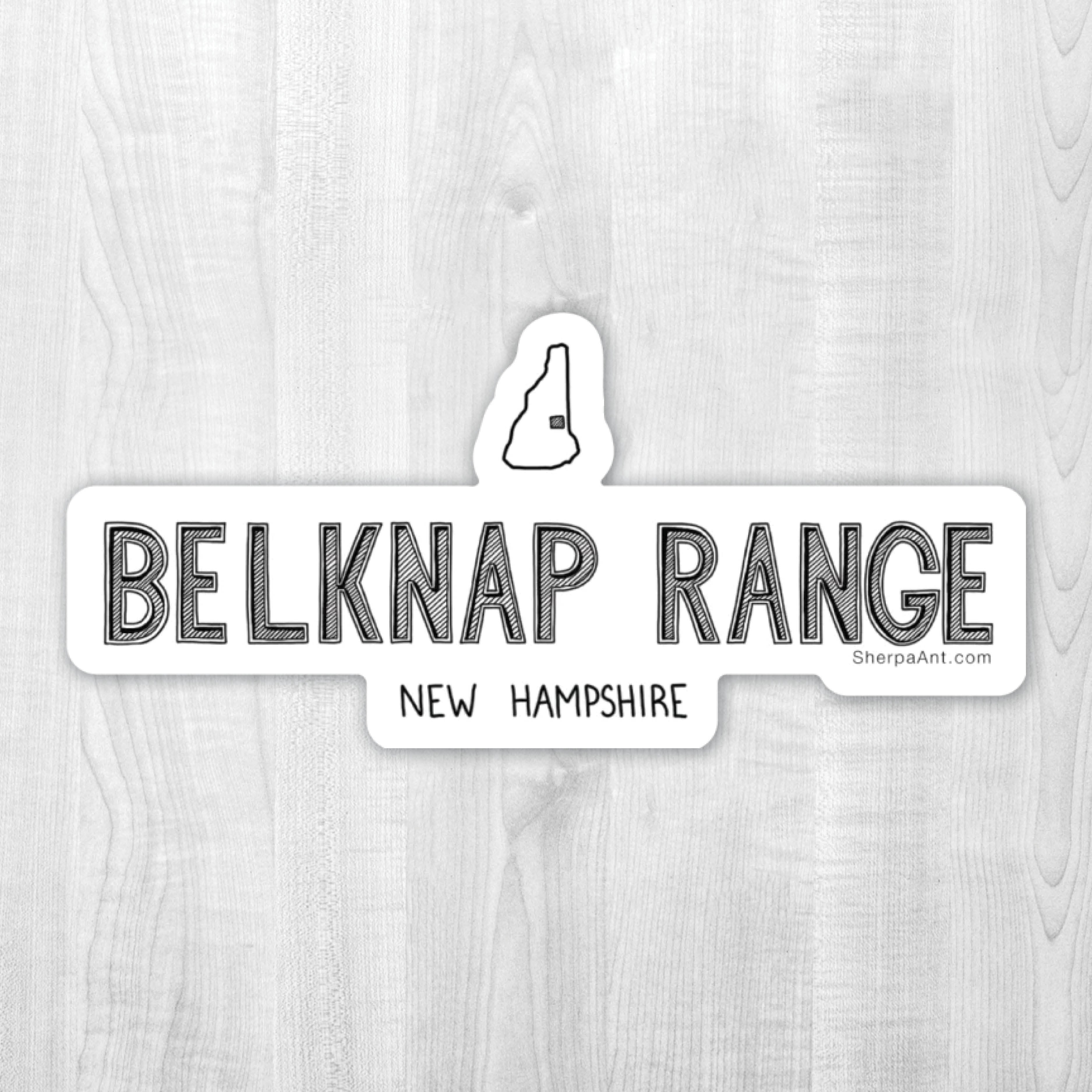 Belknap Range Sticker – Sherpa Ant