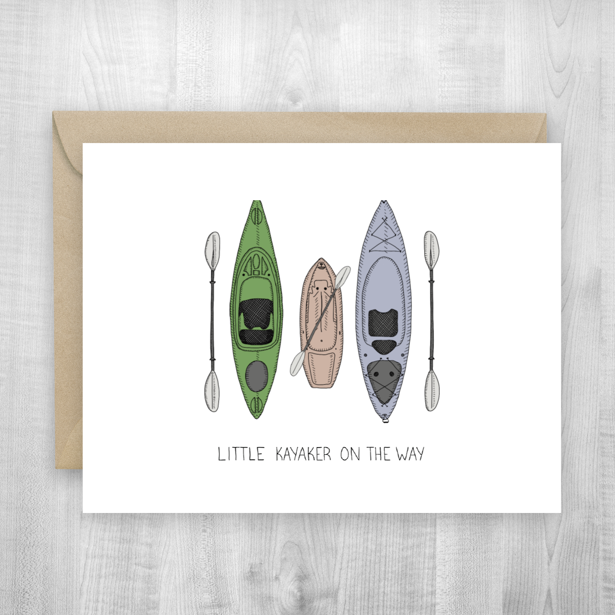 Baby Kayaking Card – Sherpa Ant
