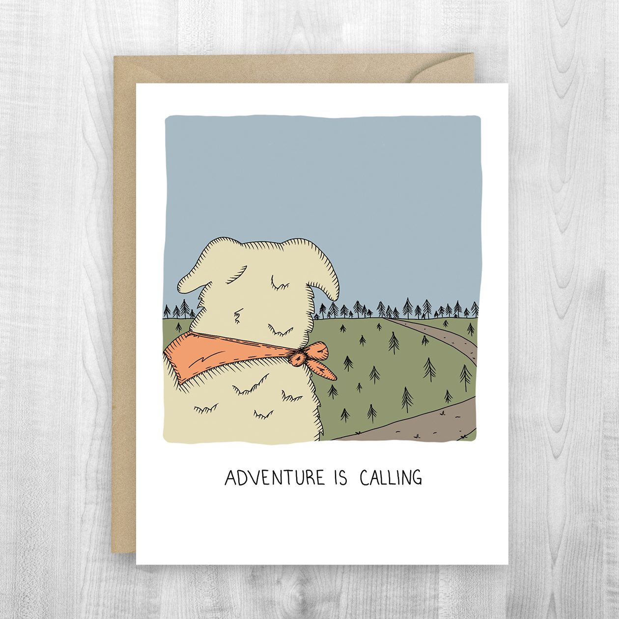 Pet Adventure Landscape Card – Sherpa Ant