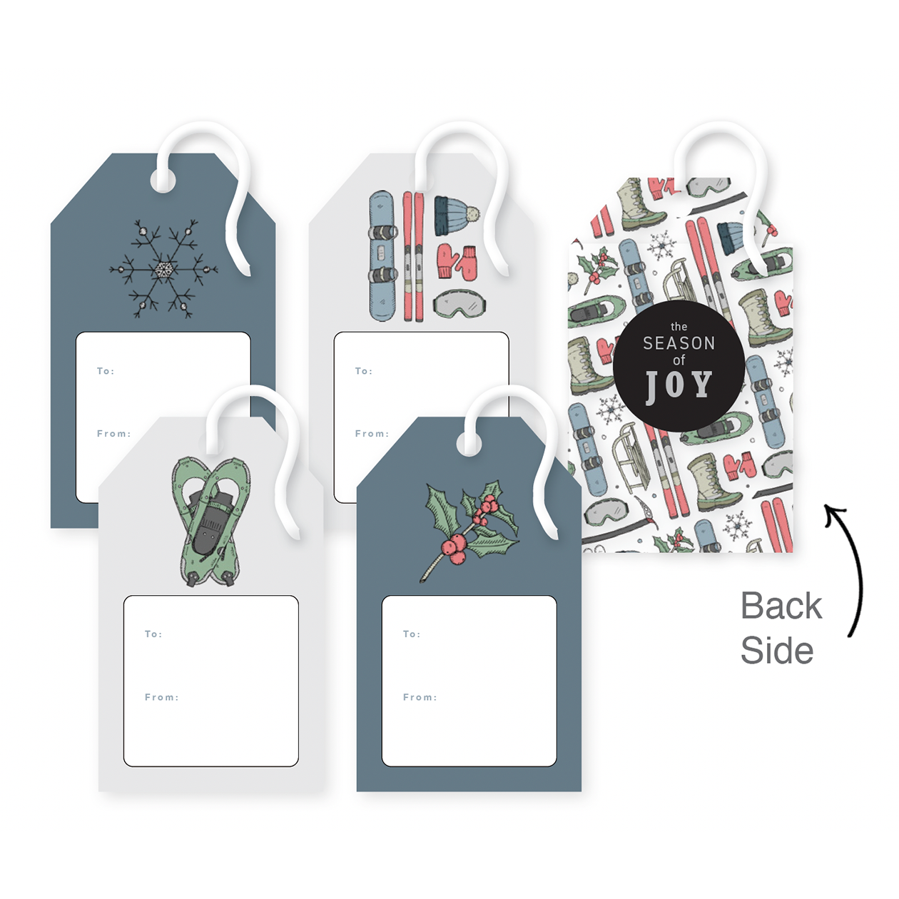 12 Holiday Gift Tags – Sherpa Ant