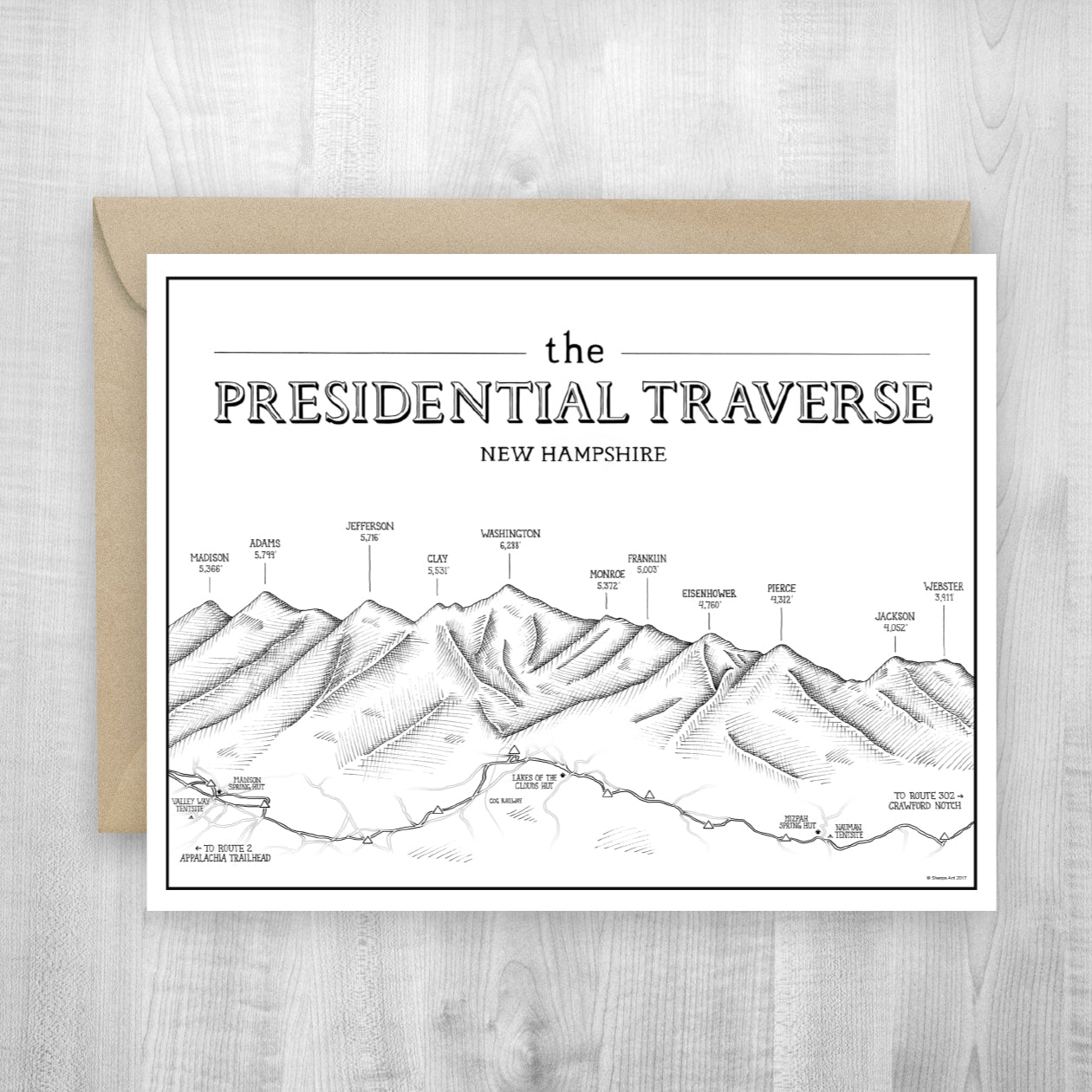 Presidential Traverse Card – Sherpa Ant