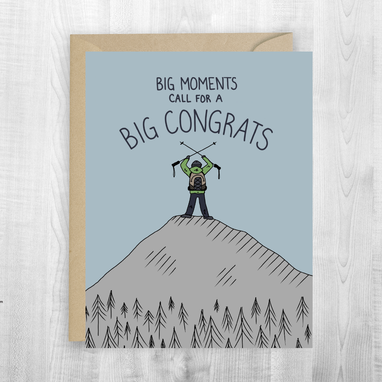 Congratulations Big Moments Card – Sherpa Ant